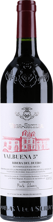 Vega Sicilia : Valbuena 5 Ano 2015, Fine Wine from Castilla and Leon ...