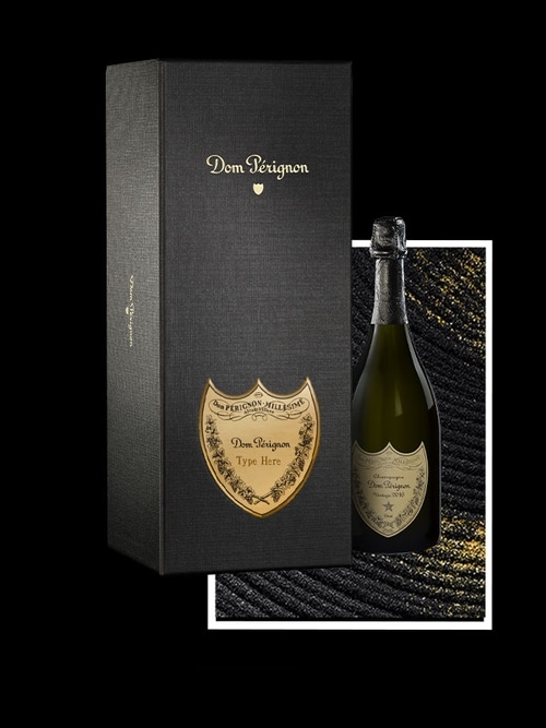 Dom Perignon Engraved champagne, Gift Box
